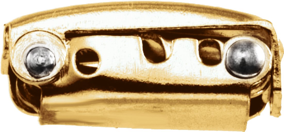 14K White Yellow Gold Fold Over Clasp Bracelet Chain Replacement w ...