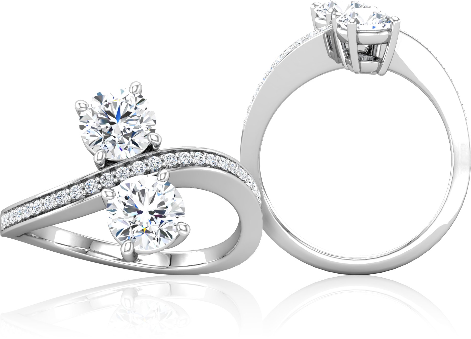 Two-Stone Rings | 2 Stone Rings | Stuller