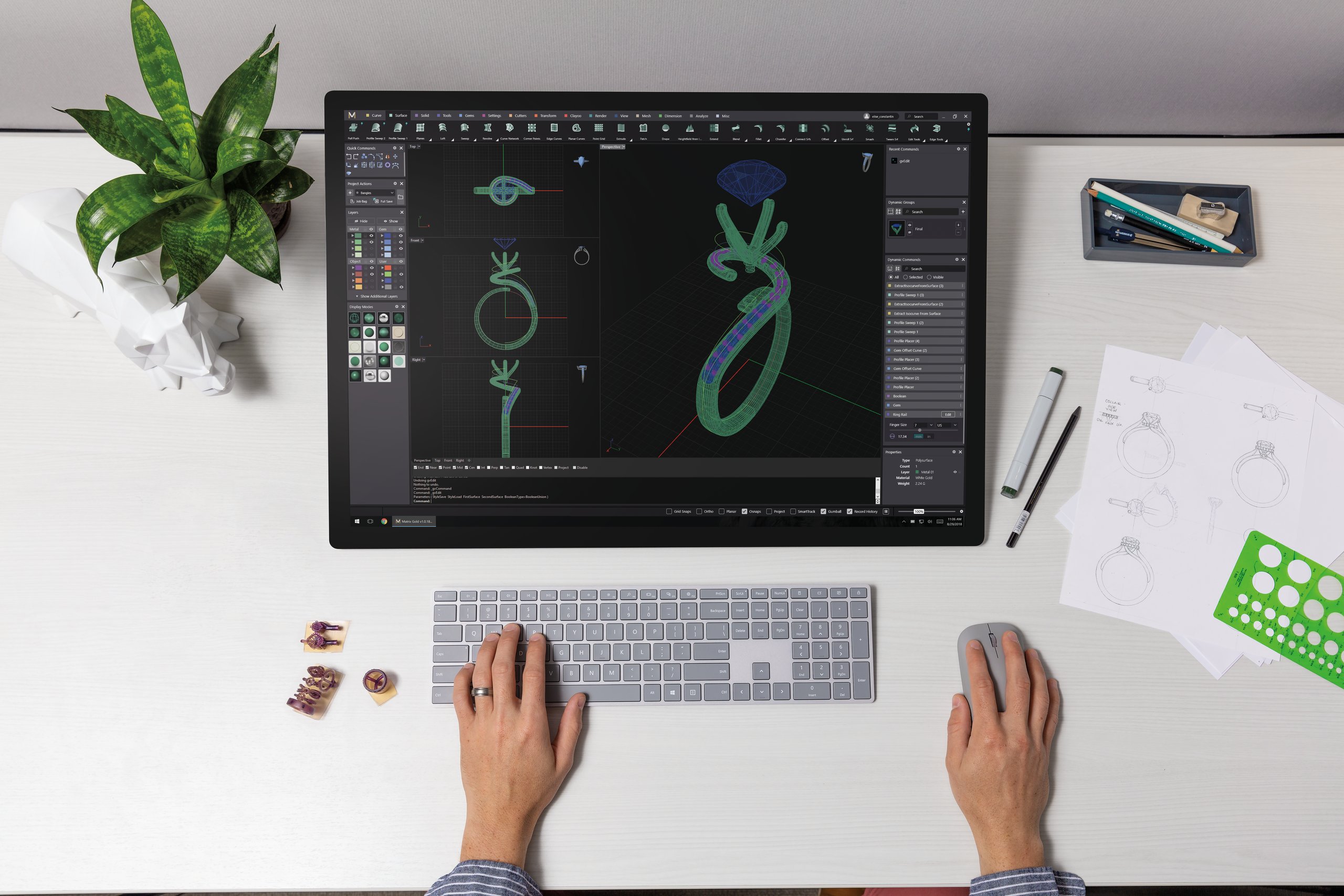 Custom Jewelry Design Software - MatrixGold and CounterSketch | Stuller