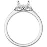 14K White Round 1 1/2 ct Engagement Ring | Ever&Ever